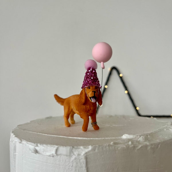 Dog Cake Topper - Etsy UK