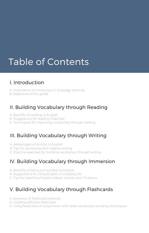 Building Vocabulary for ESL Learners: Comprehensive Ebook to Boost Your ...