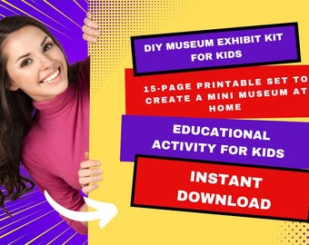 DIY Museum Exhibit Kit for Kids 15-page Printable Set to Create a Mini ...
