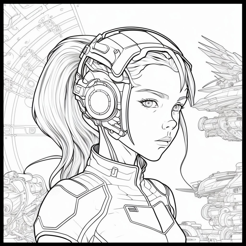 Futuristic City Coloring Pages - Etsy