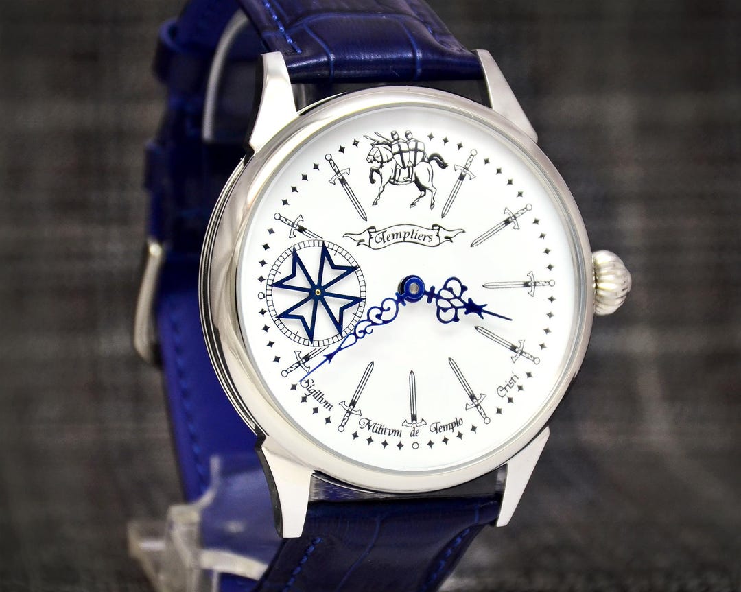 Handmade Unique Watch, Masonic Watch Templars - Templiers, Husband Gift ...
