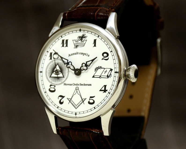 Masonic Watch, Masonic Gifts for Men, Masonic Symbol, Masonic Watches, Masonic Jewelry ...