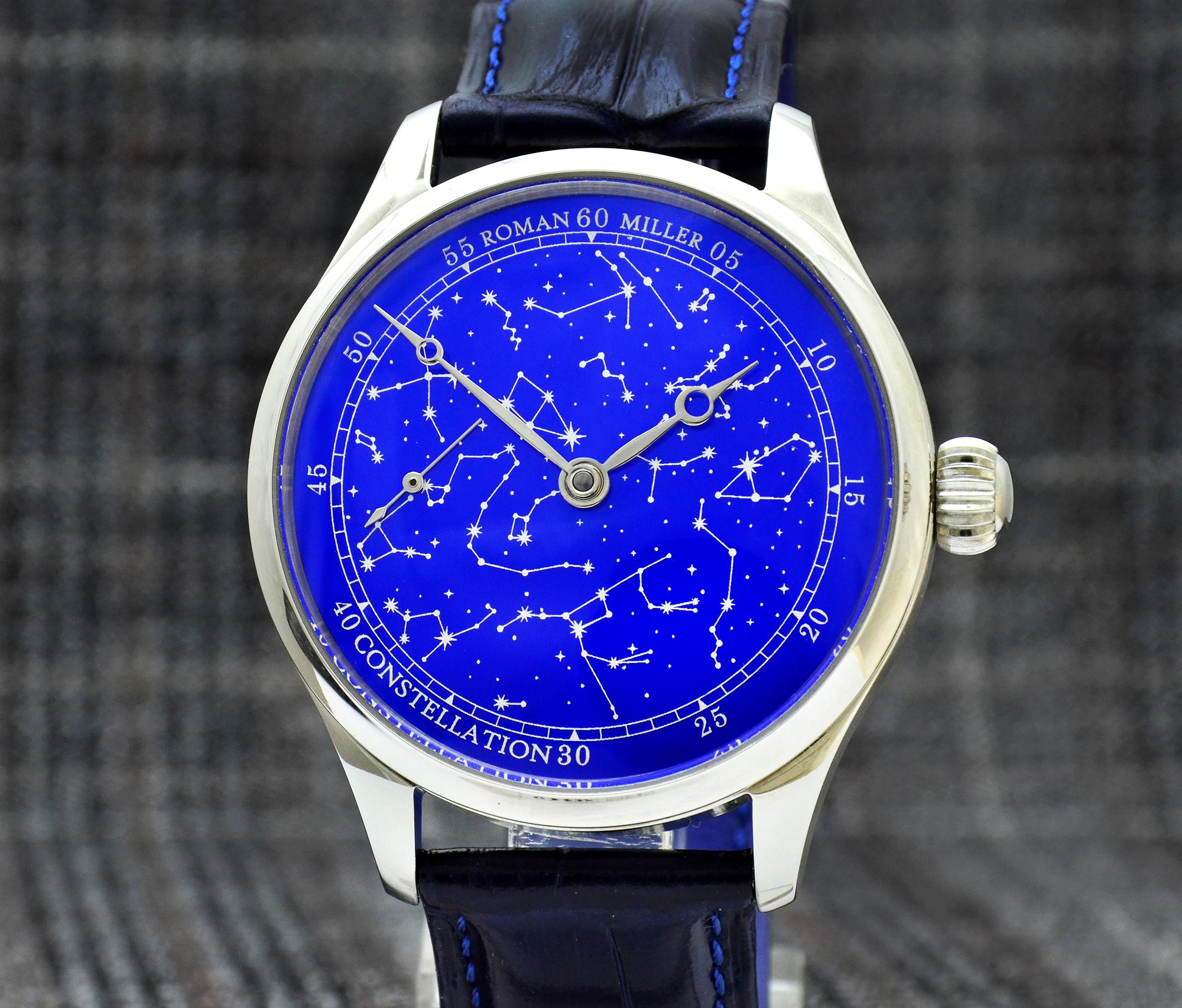 Astronomy Lover Watch Starry Sky by Roman Miller: Unique Mens Watch ...