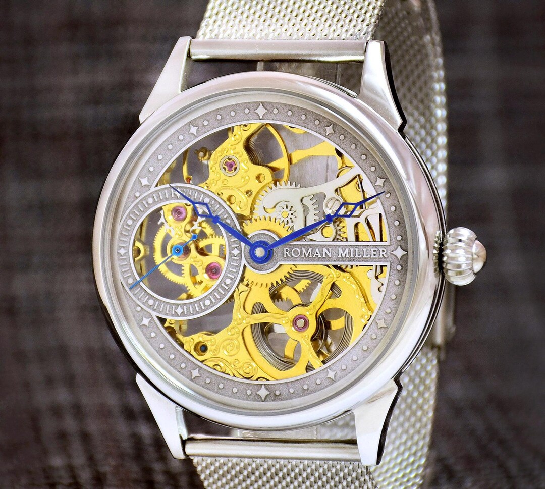 Skeleton Watch, Skeleton Watch Men, Skeleton Watch Face, Boyfriend Gift ...