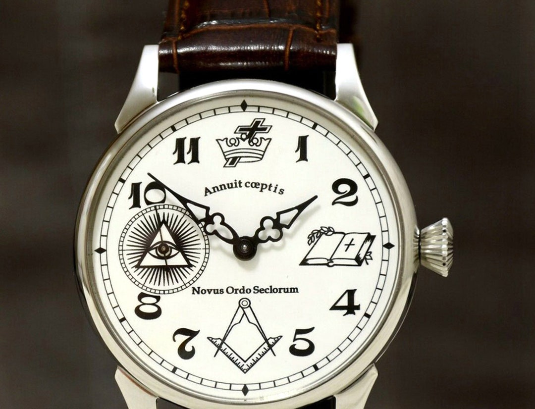Masonic Watch, Masonic Gifts for Men, Masonic Symbol, Masonic Watches ...