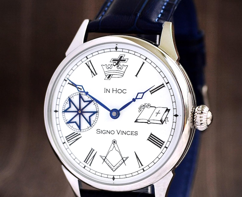 Masonic Watch, Luxury Dress Watch, Freemason, Marriage Watch, Masonic ...