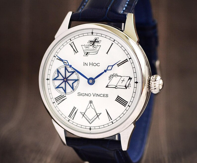 Masonic Watch, Luxury Dress Watch, Freemason, Marriage Watch, Masonic ...
