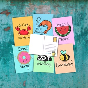 Motivational Postcard Collection - Set of 6 - Etsy