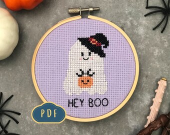 Boo Bees PDF Cross Stitch Pattern Digital Download | Etsy