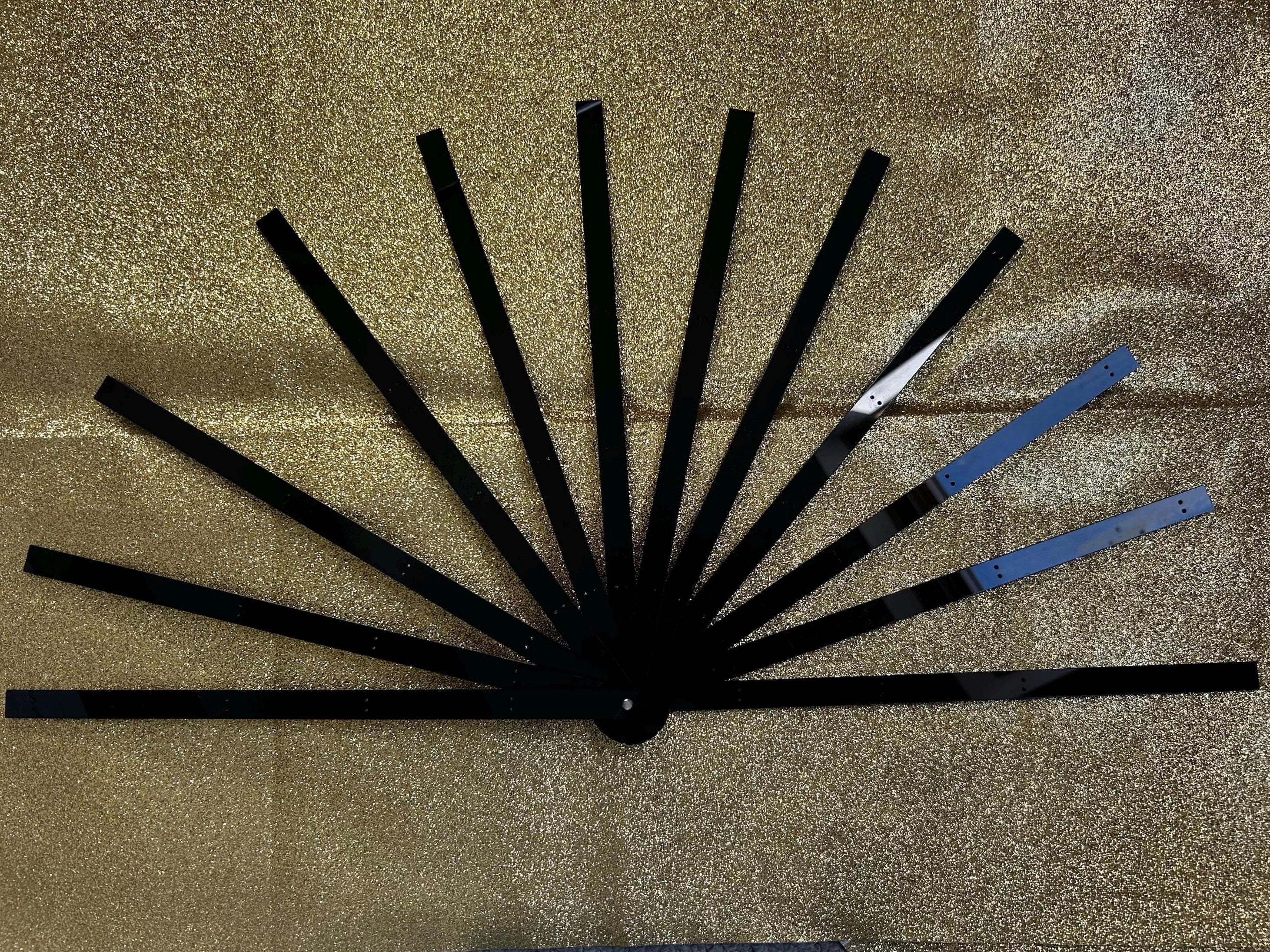 Burlesque Plastic Fan Staves in Clear Acrylic for Making DIY Burlesque ...
