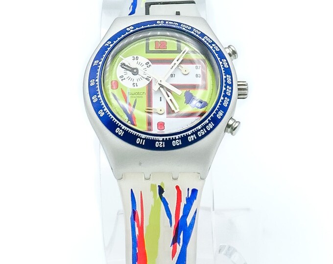 Swatch Irony Midi Chrono Color Rays Watch YMS4010 - Etsy