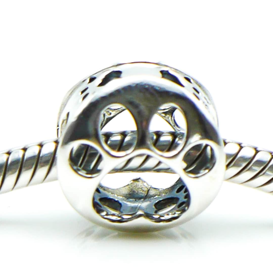 Pandora Openwork Paw Print Sterling Silver Openwork Charm - Etsy