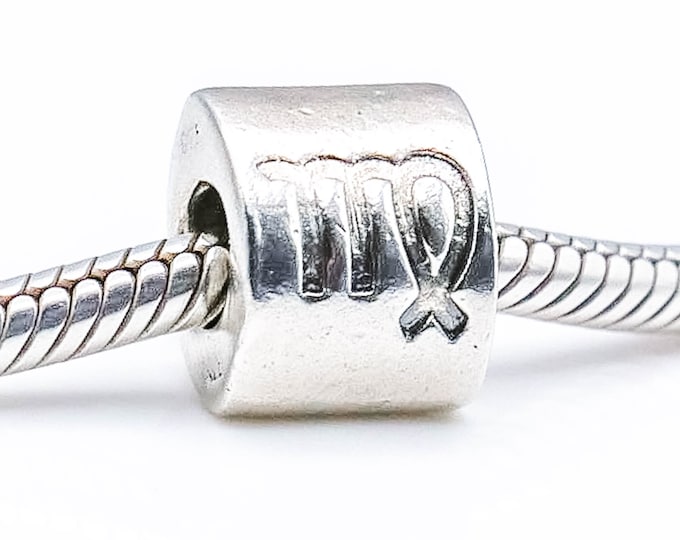 PANDORA Virgo Zodiac Sign Sterling Silver Charm - Etsy