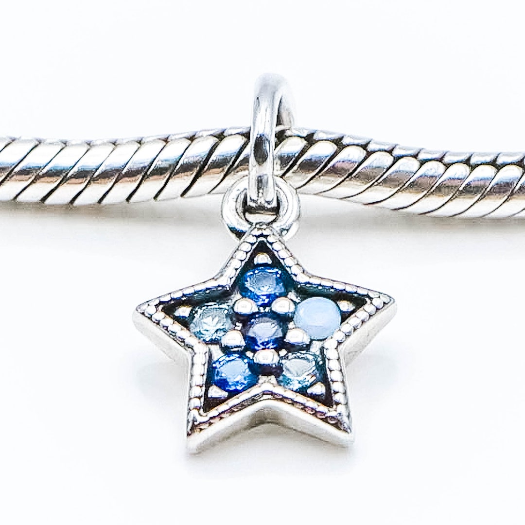 PANDORA Bright Star Sterling Silver Pendant Dangle Charm - Etsy