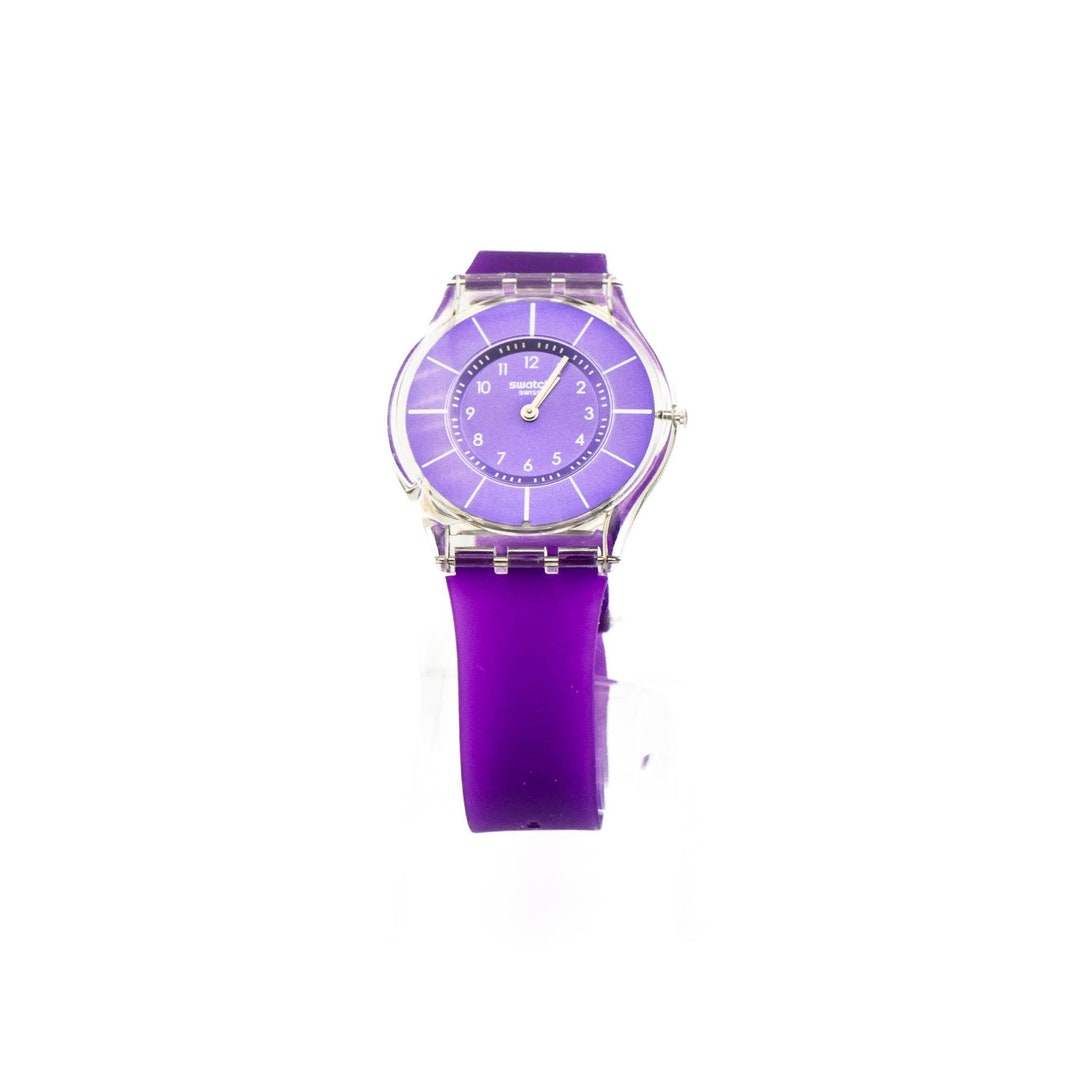 Swatch Skin Purple Classiness Watch Sfk365 - Etsy
