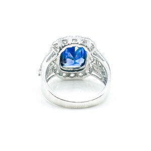 Bella Luce® Blue and White Cubic Zirconia Sterling Silver Ring Size 8 - Etsy