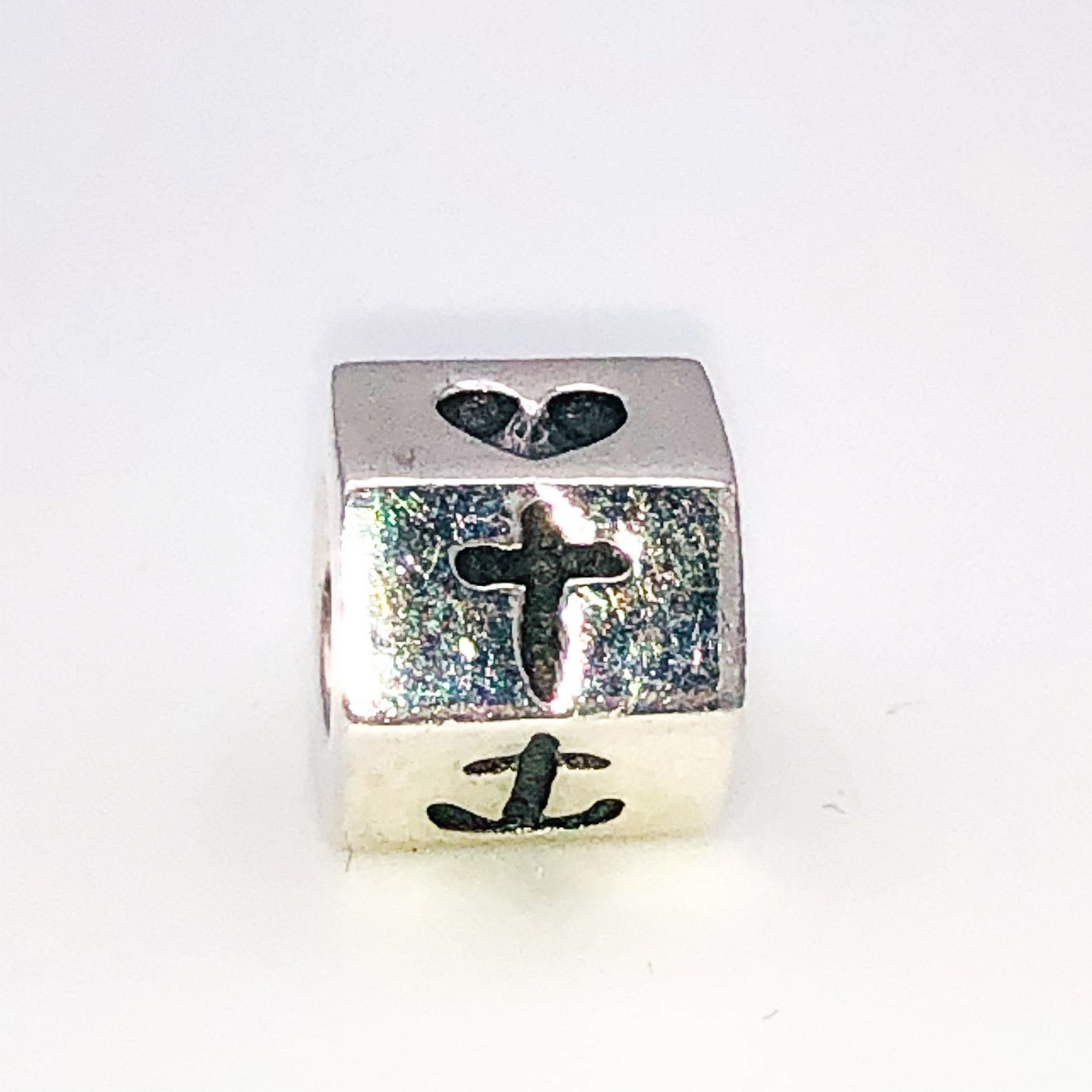 PANDORA Faith Hope & Charity Trinity CHARM Bead 790119 - Etsy España