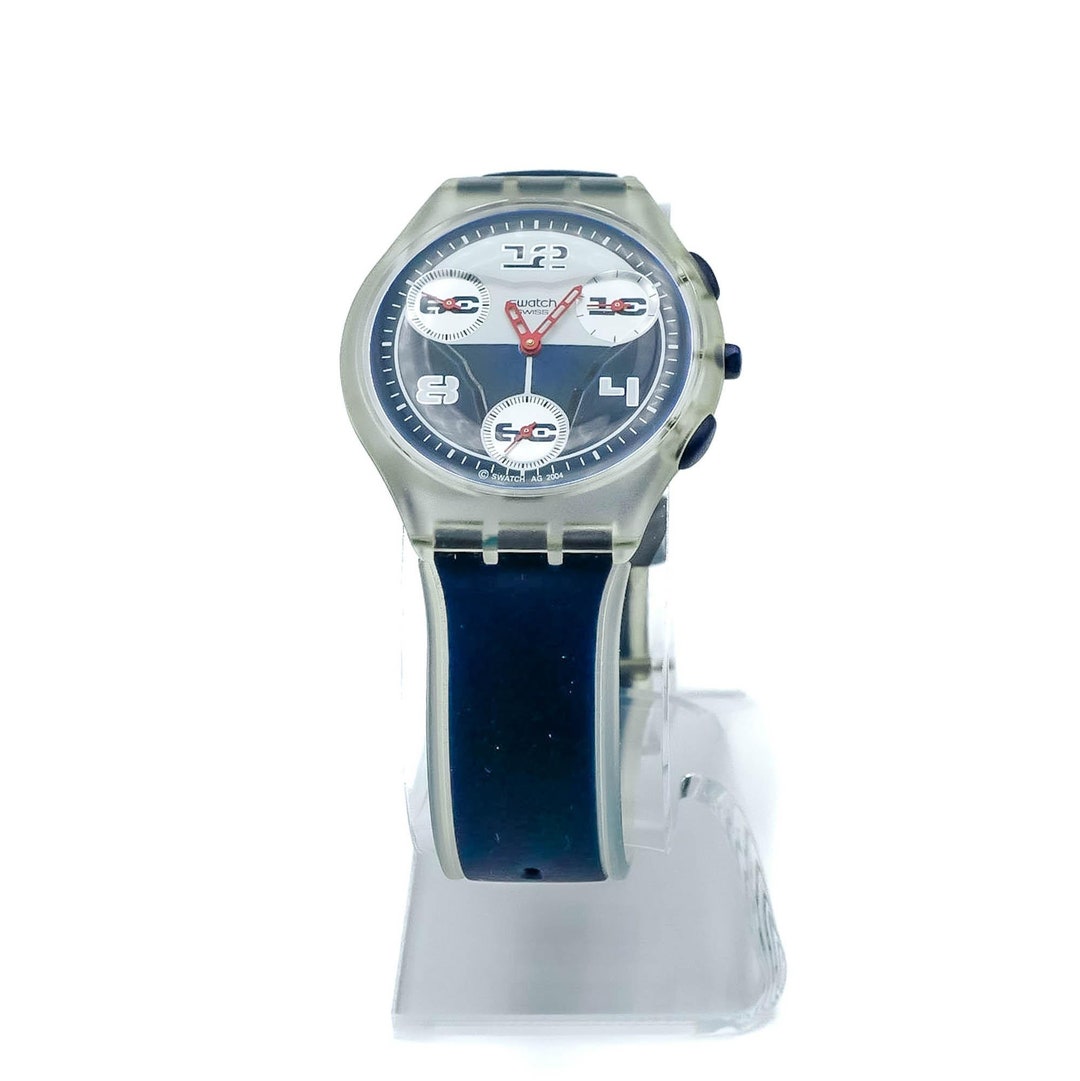 Swatch Skin Chrono Total Blue Watch Suyk112 - Etsy