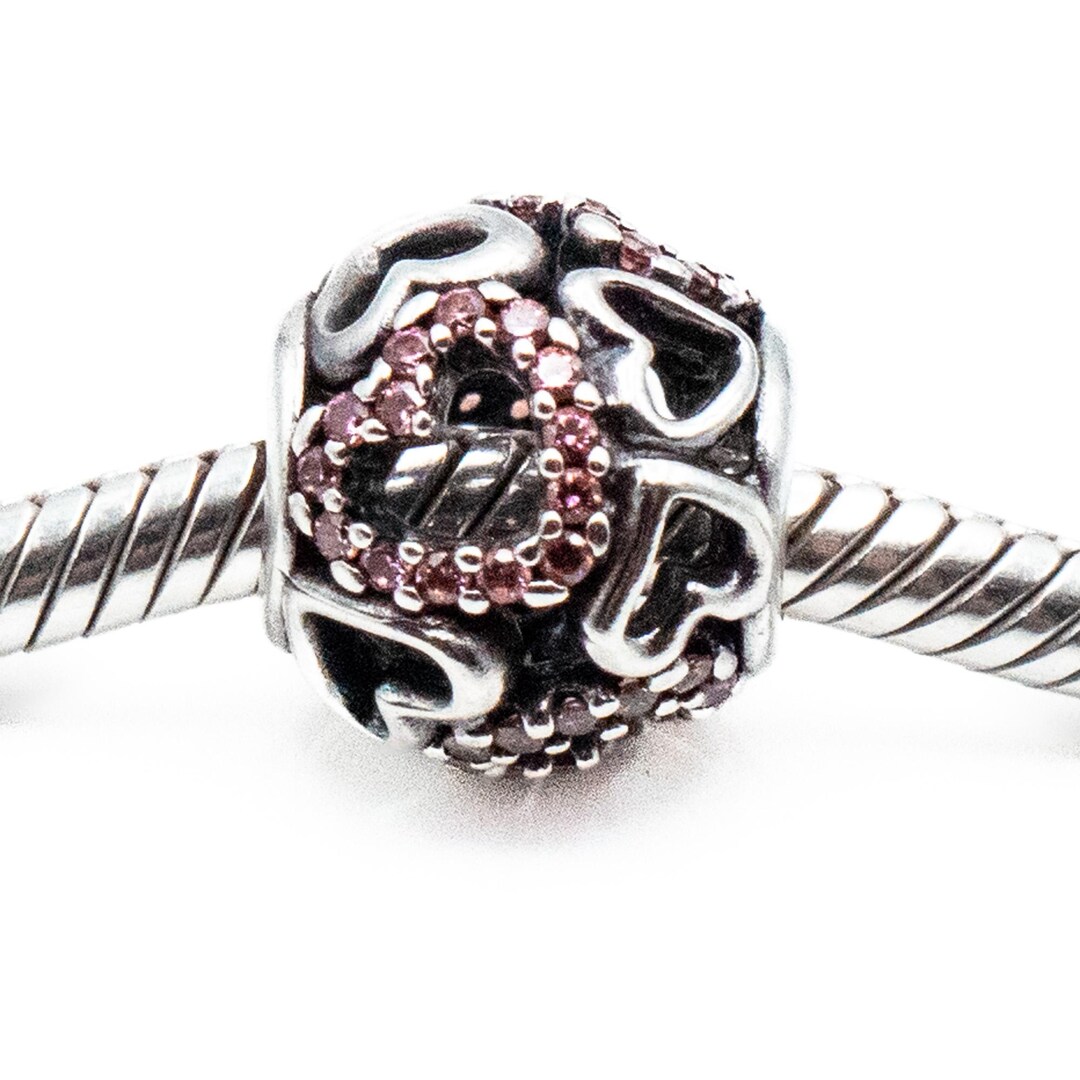 Pandora Retired Falling in Love Openworks Sterling Silver Charm Bead - Etsy