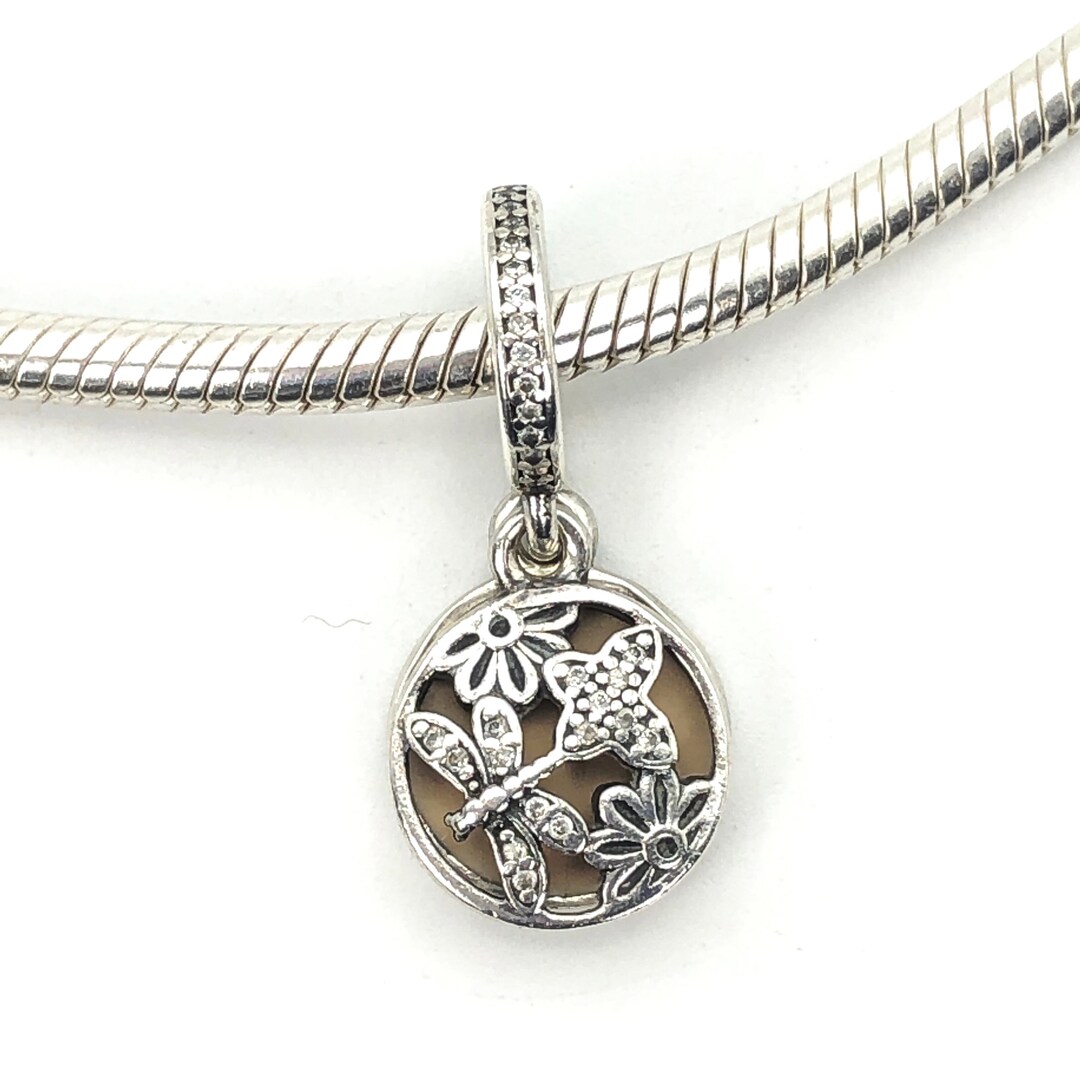 Pandora Springtime Sterling Silver Flower Dangle Charm - Etsy