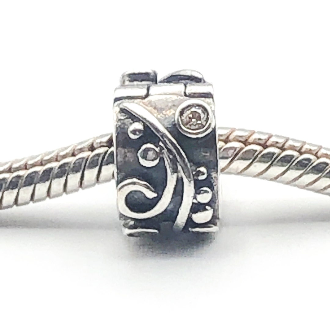 PANDORA Tendril Champagne 925 ALE Sterling Silver Clip Charm - Etsy