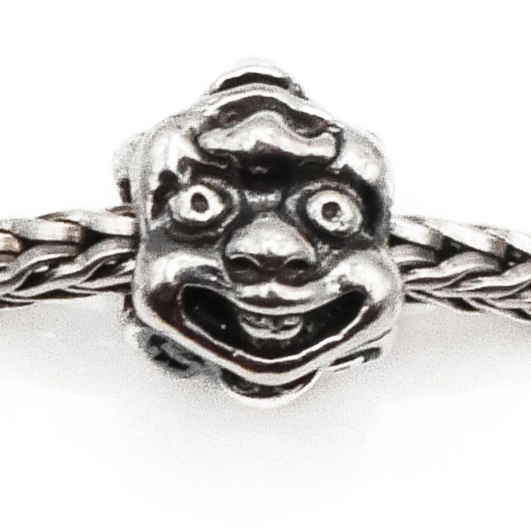 TROLLBEADS RARE Eight Faces Bead Sterling Silver Charm - Etsy