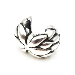 PANDORA RARE Lotus Flower Sterling Silver Clip Charm - Etsy