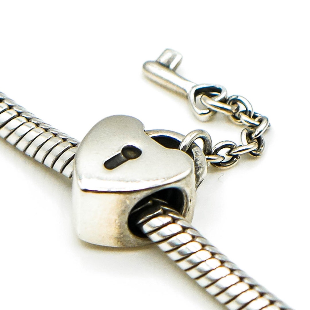 PANDORA Key to My Heart Sterling Silver Charm - Etsy