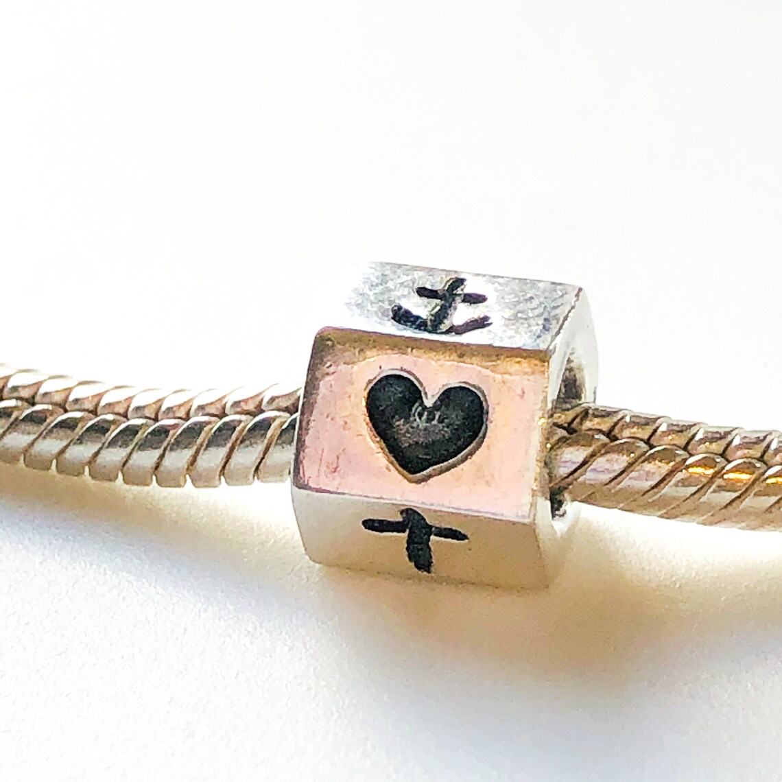 PANDORA Faith Hope & Charity Trinity CHARM Bead 790119 - Etsy