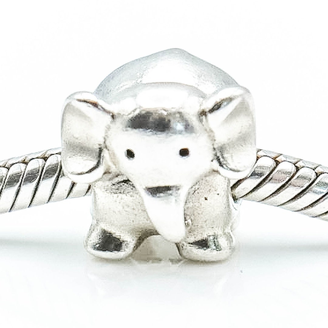 PANDORA Elephant Charm Alabama Football Mascot Sterling Silver Bead - Etsy