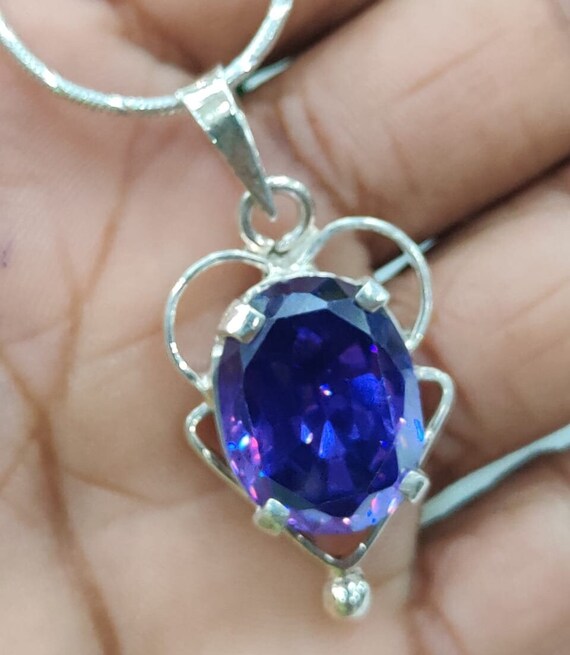 Truly Beautiful & Rarest Siberian Blue Stone Pendant Gemstone - Etsy