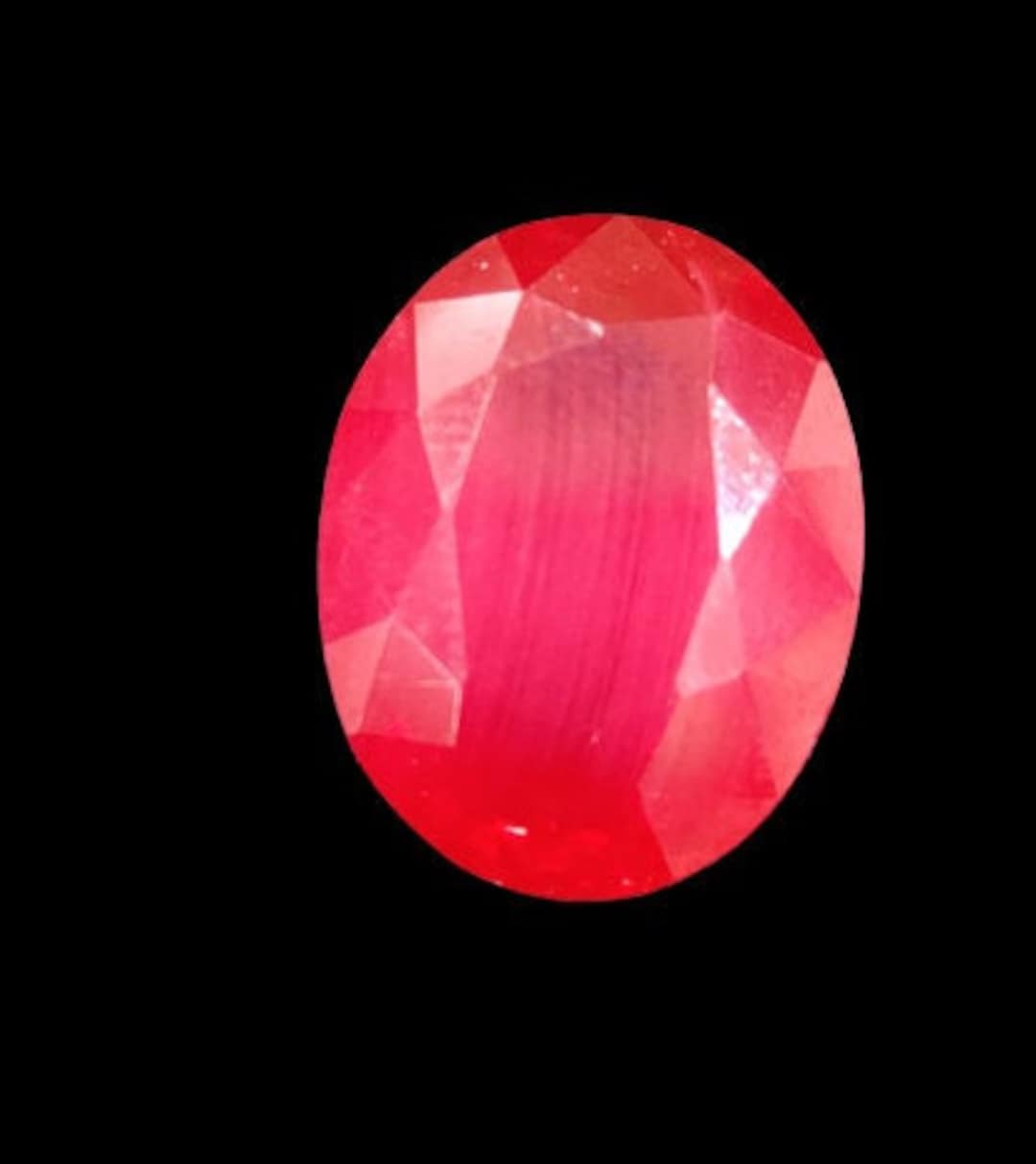 Bixbite Red-pink Beryl Red Emerald Crystal Gemstone Oval 10 - Etsy