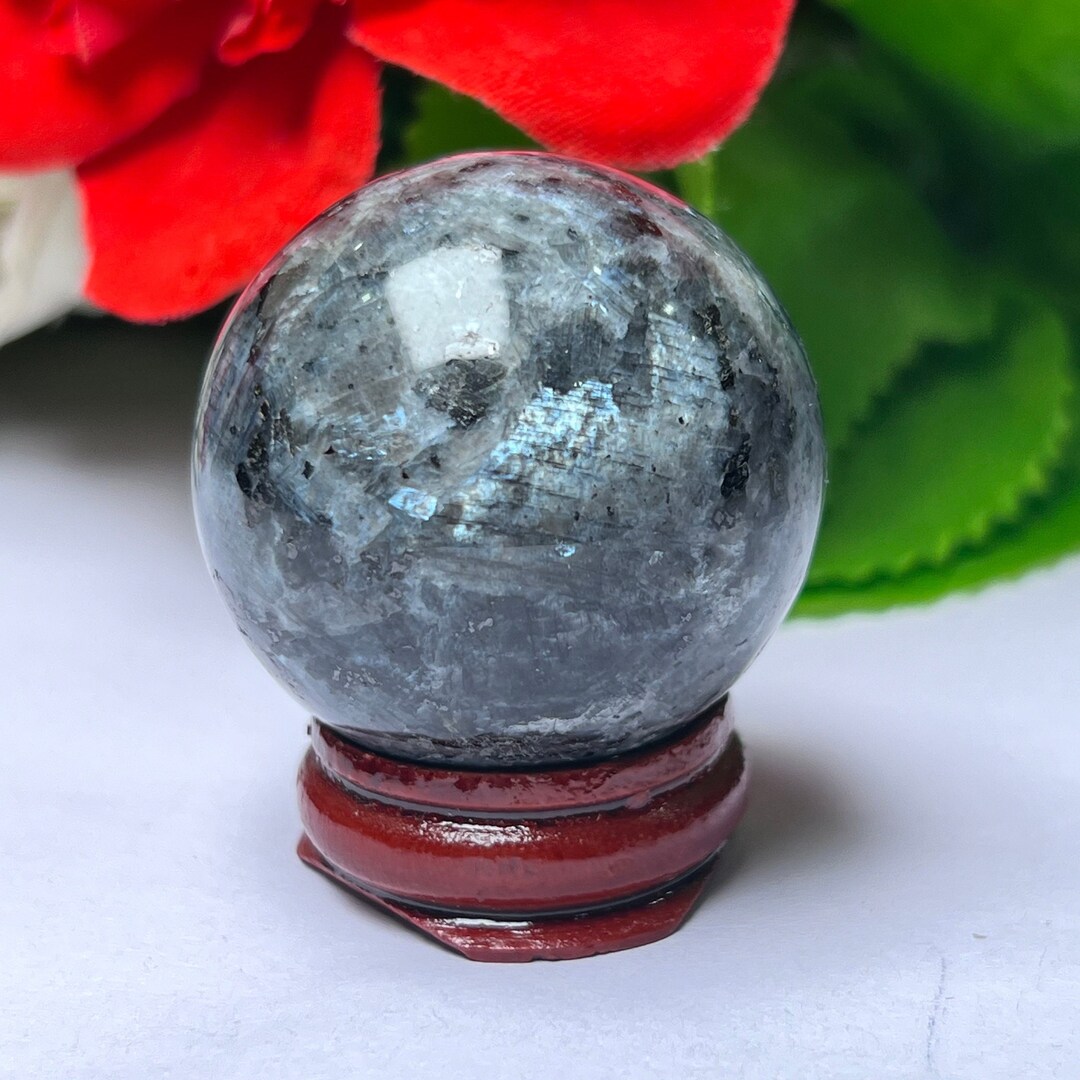 Larvikite Stone Sphere /ball / Orb Healing Crystal, Reiki Chakra, Gift ...