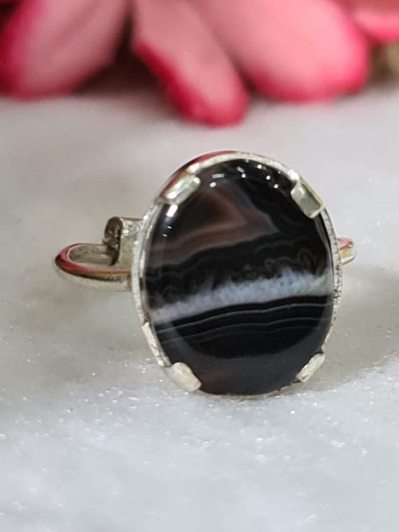 Amezing & Beautiful Sulemani Hakik Stone Adjustable Ring Made | Etsy