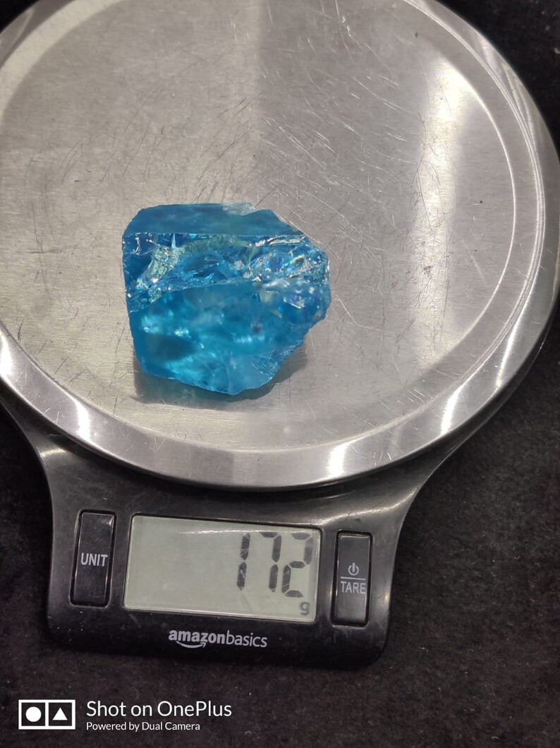 Rarest Aqua Blue Andara Crystal 172 Grams Monatomic Natural - Etsy
