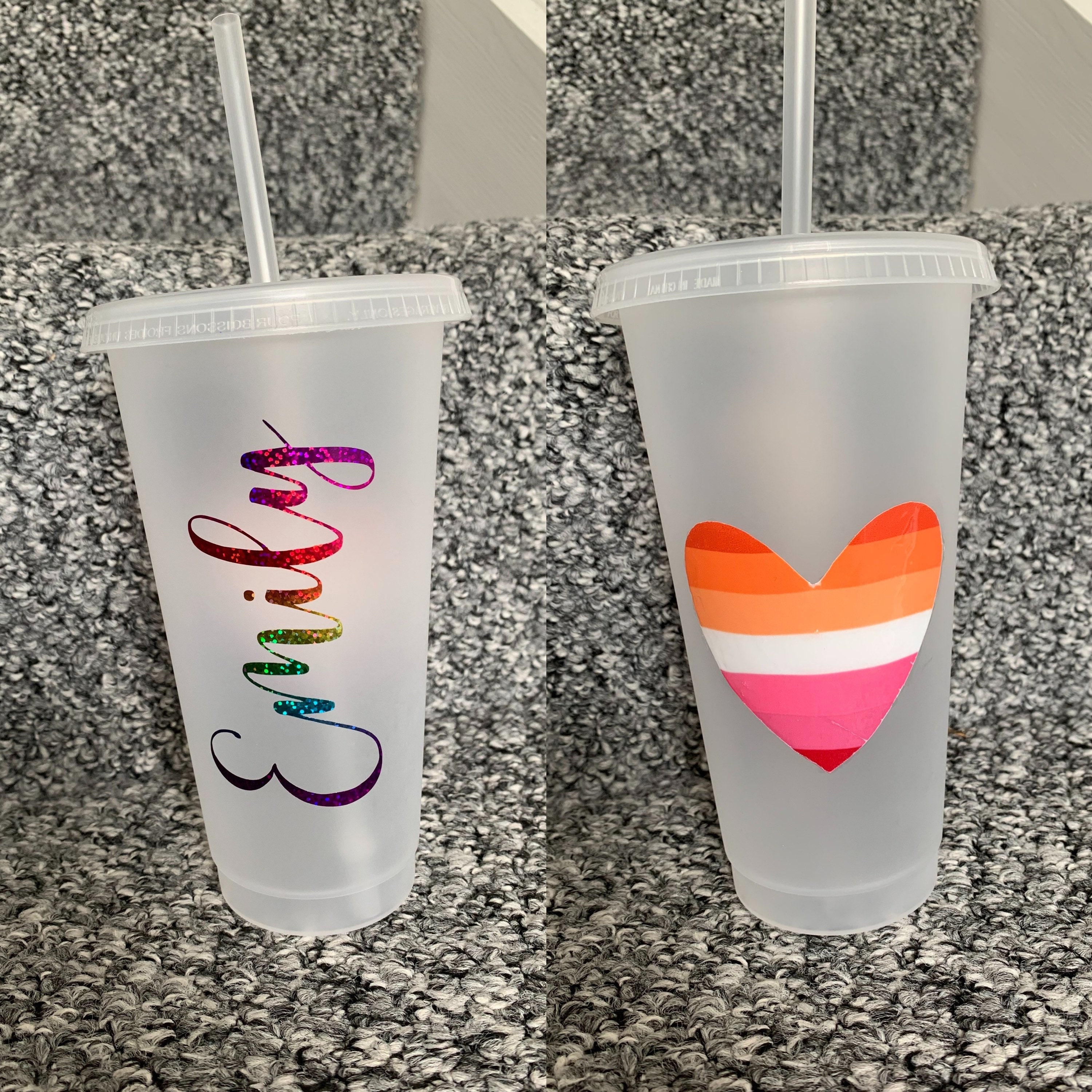 LGBTQ Personalised Tumbler Cold Cups LGBTQ Pride Cup | Etsy