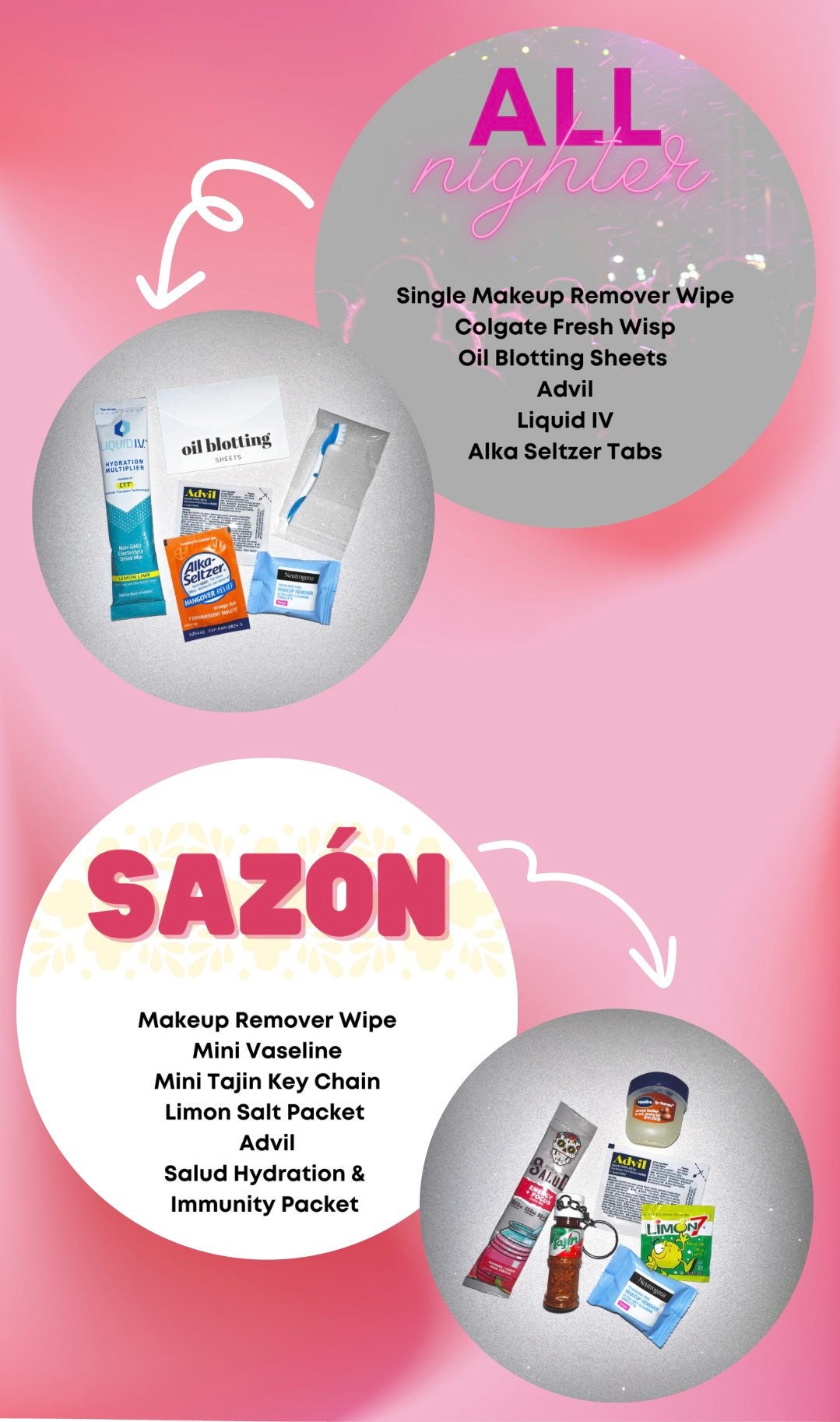 Para La Cruda • Cruda Kit • Hangover Recovery Kit • Bachelorette Party ...