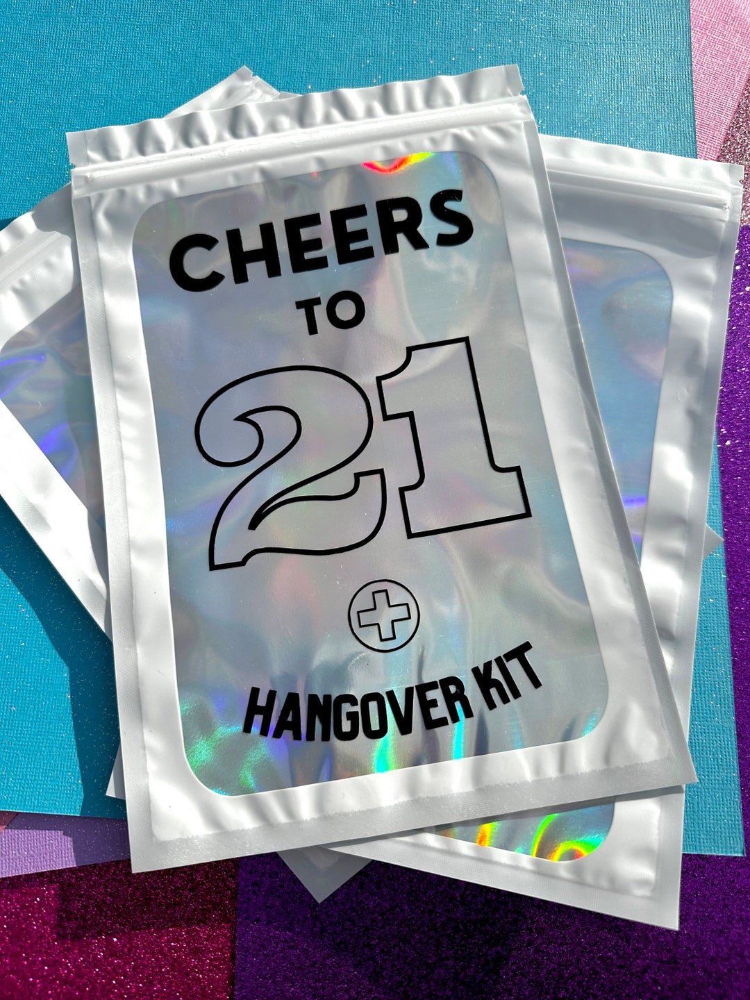 Cheers to 21 • Cruda Kit • Hangover Kit • Recovery Kit • Party Favor ...