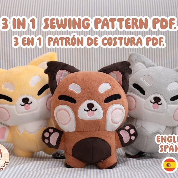 Panda Sewing Pattern - Etsy