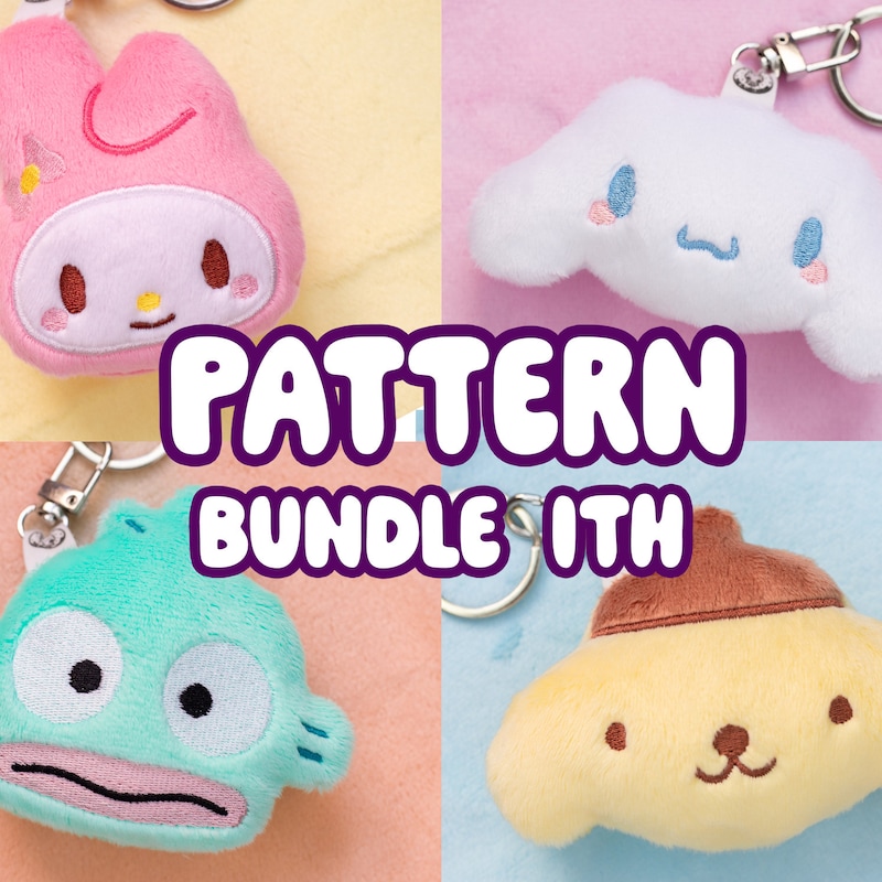 Japanese Plush Keychain - Etsy