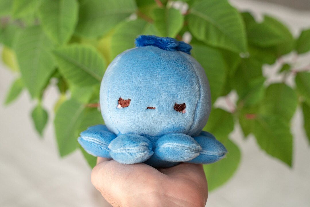 Octopus Blueberry Fruit Plushie - Kawaii Octoblueberry Plush - Cute ...