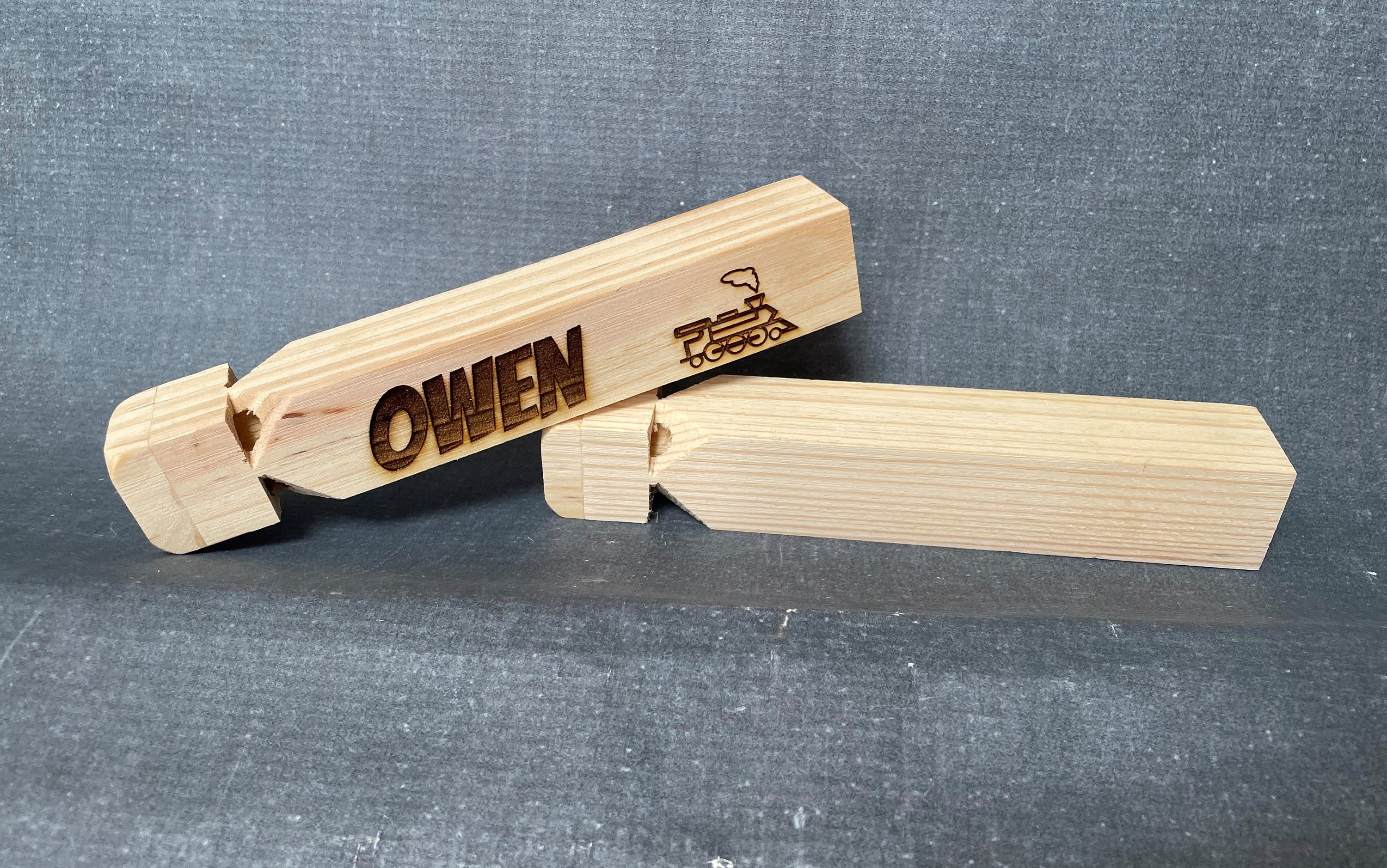 Personalized Wood Train Whistle Hand Crafted Engraved Wooden | Etsy