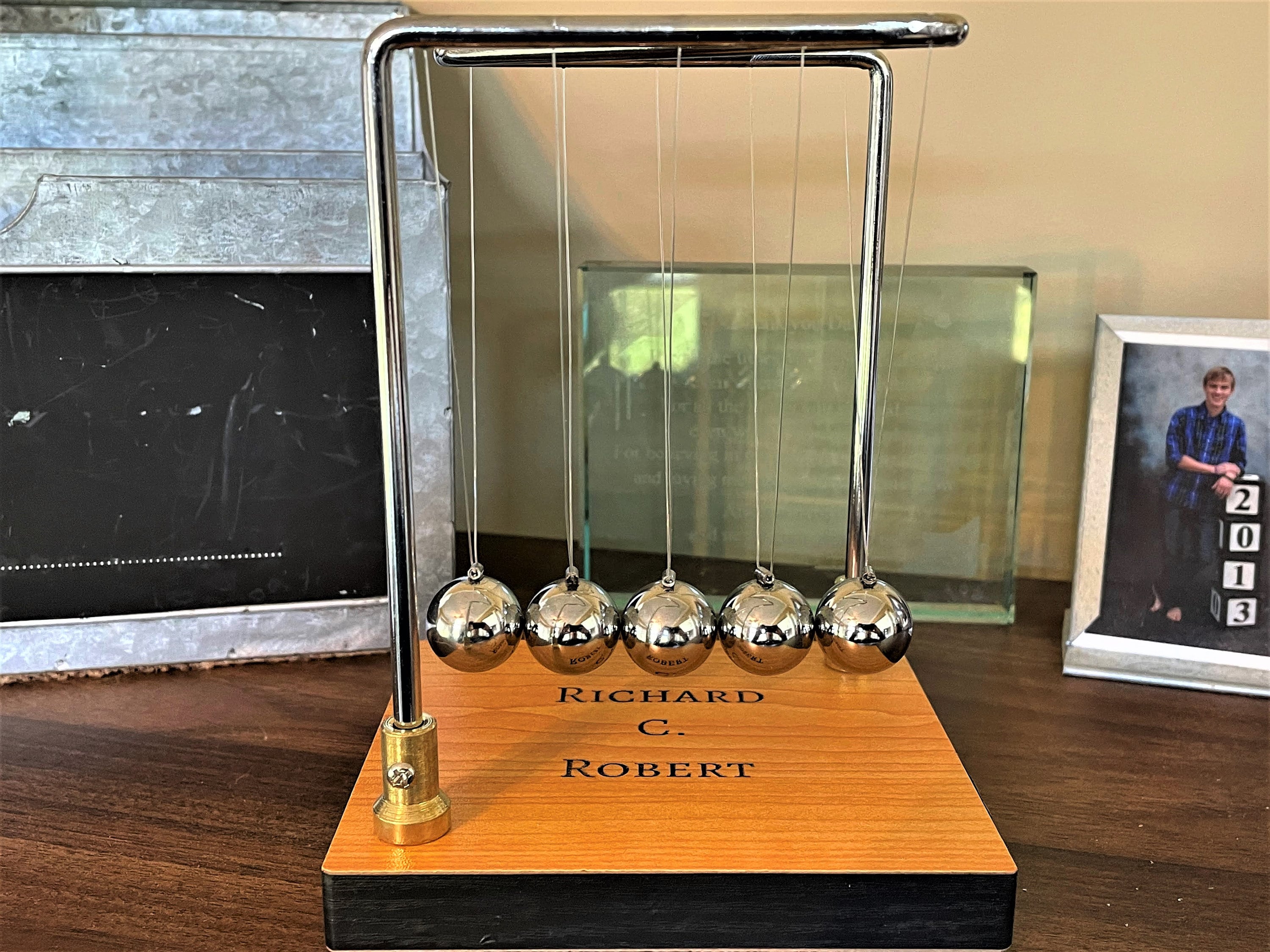 Homemade Newtons Cradle