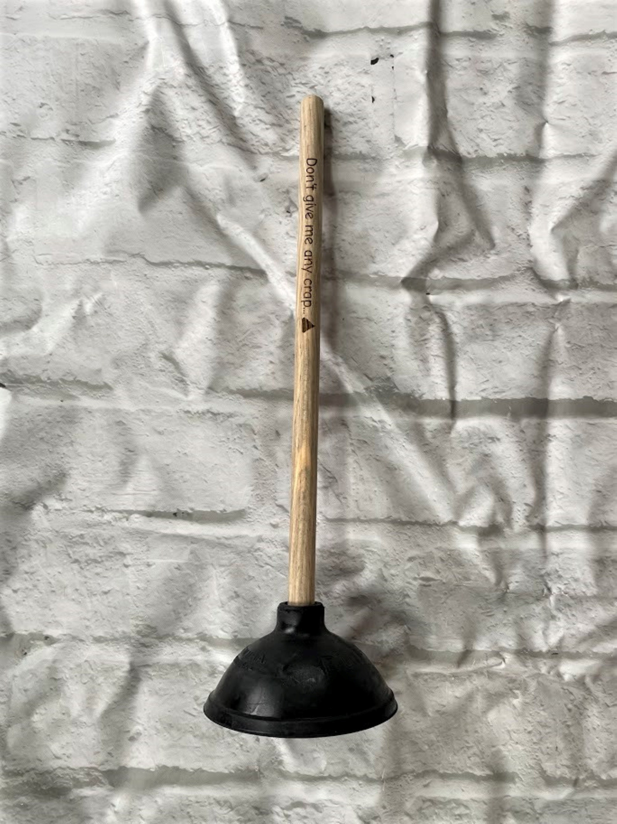 Personalized Wooden Plunger: Custom Engraved Toilet Plunger, Funny ...