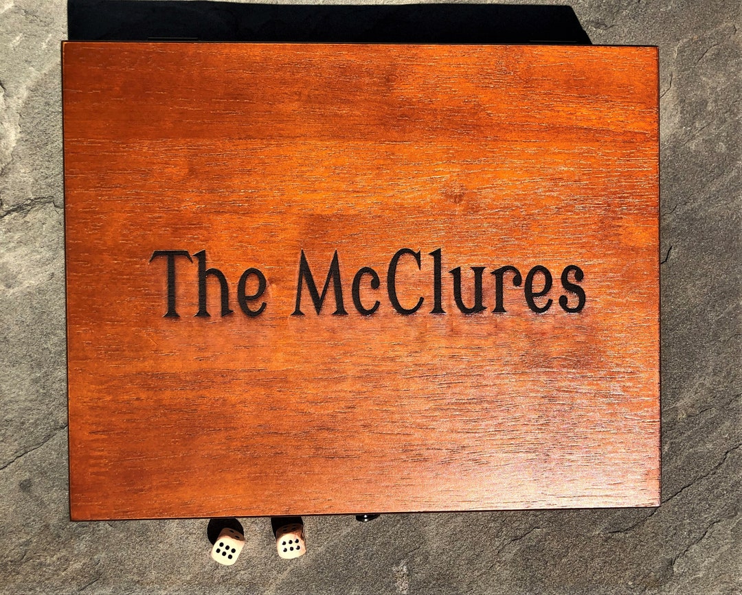 Personalized Wooden Shut the Box Dice Game: Classic Canoga Style - Etsy