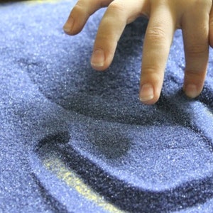 Personalized Montessori Letter Formation Sand Tray With Multicolored ...