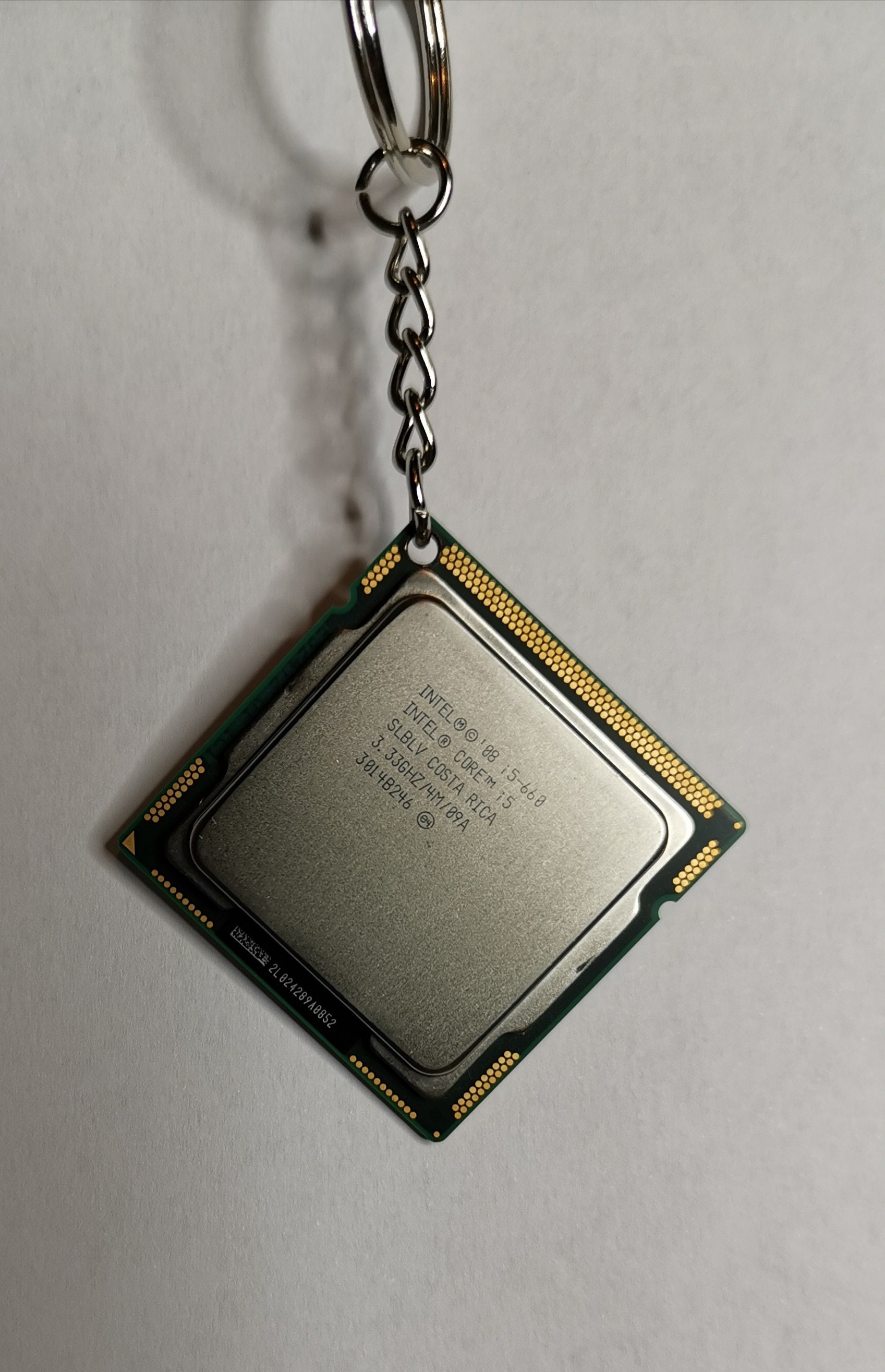 Intel Recycled CPU Keychain Classic | Etsy