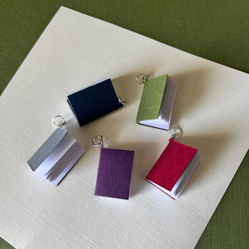 Mini Book Jewelry - Etsy