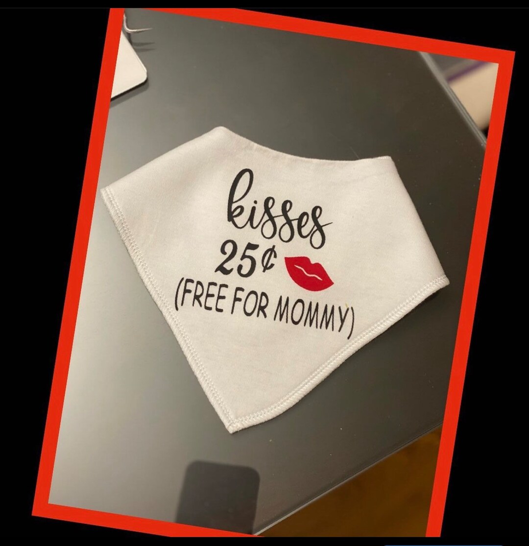 Valentine’s Day Handkerchief Bib - Etsy