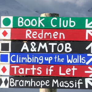 6 X Custom Ski Trail Signs, Ski Decor, Snowboarding,rustic Wood Ski ...